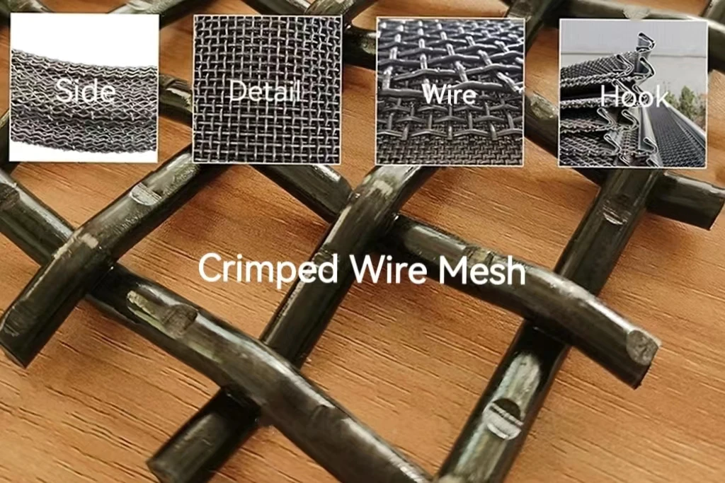 High Tensile Crimped Wire Mesh 65manganese Crusher Mine Vibrating ...