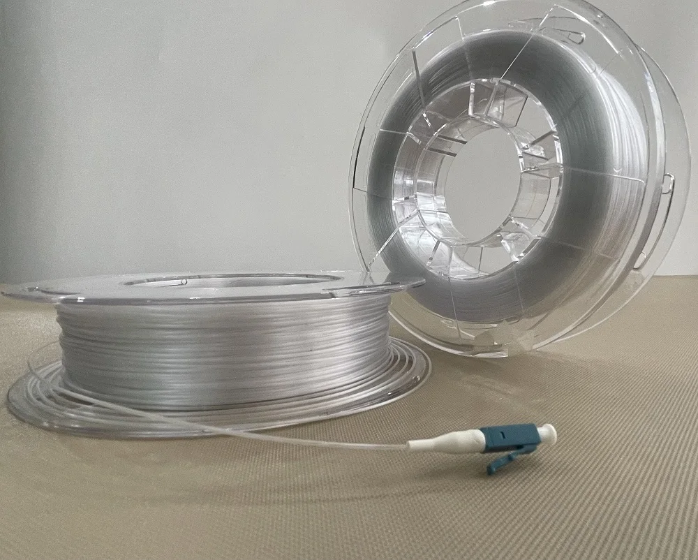 G657b3 Ftth Invisible Transparent Cable 0.9mm With Pvc Sheath ...