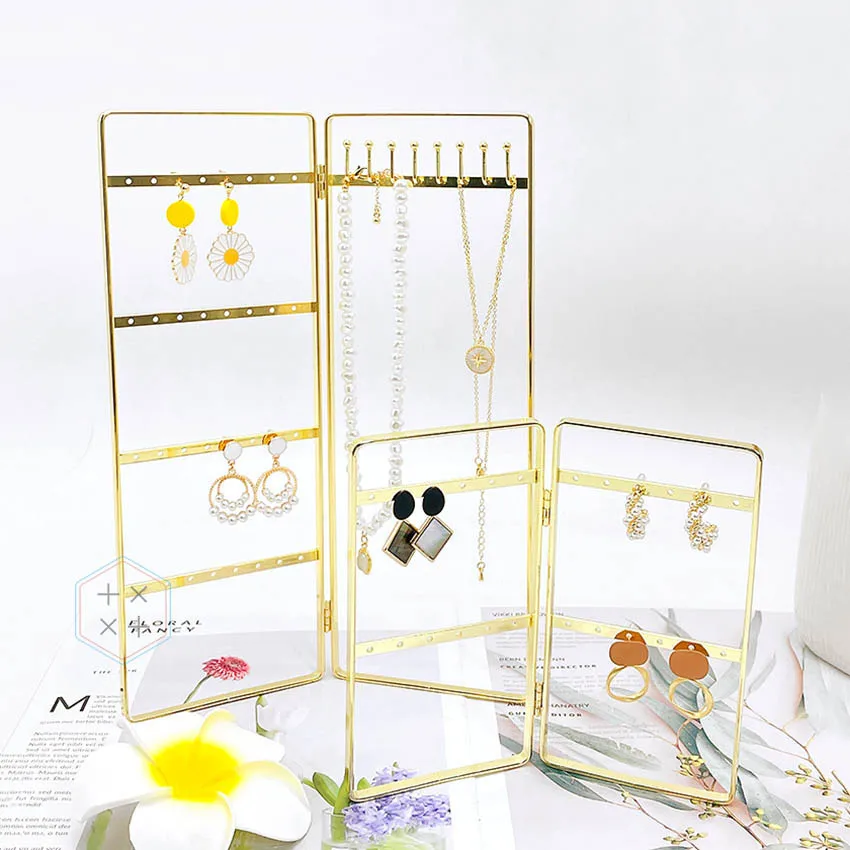 Gold metal jewelry display stand| Alibaba.com
