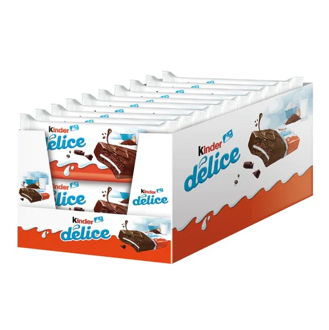 Wholesale Ferrero Kinders Delice Cacao Chocolate Cake with Milk Cream ...