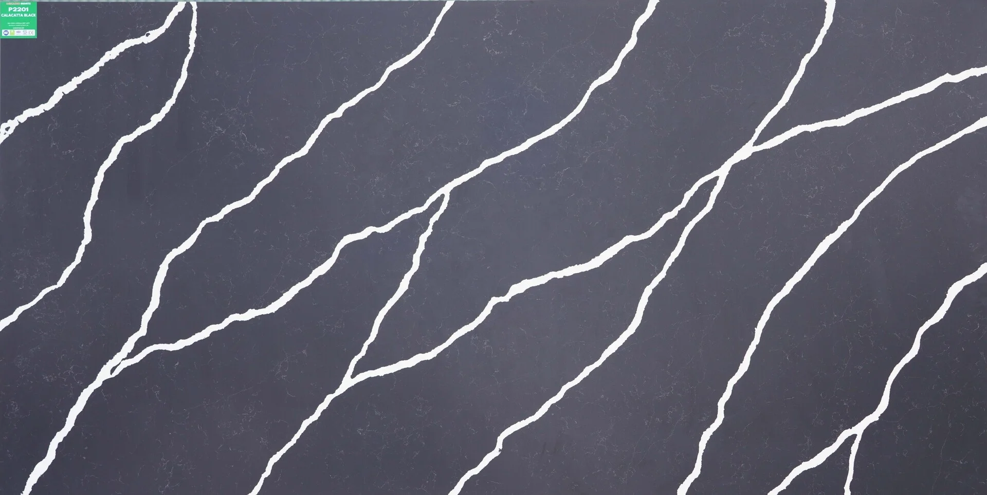 Calacatta Black Quartz Stone Calacatta Quartz Stone Big Slab Kitchen ...