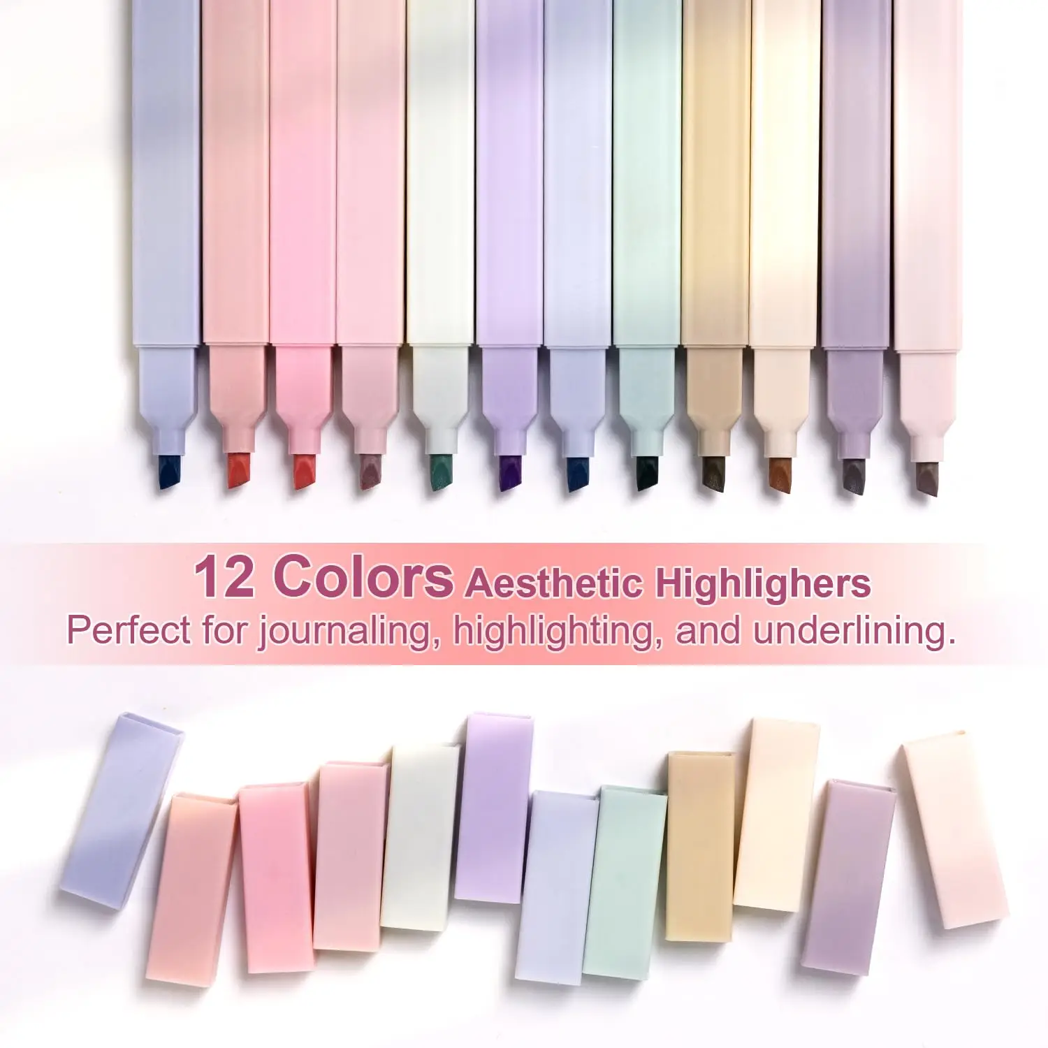 Wholesale Custom Cute Multicolor Marker Multi Colored Highlighters Pen ...