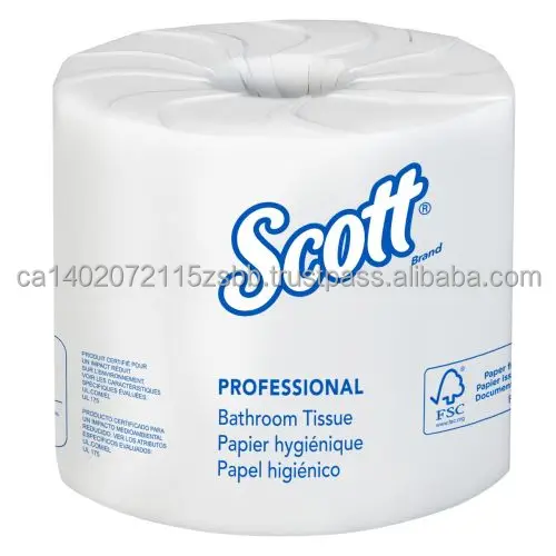 Scott Rapid-dissolving Bath Tissue Toilet Paper 4 Rolls Pack Of 12 ...