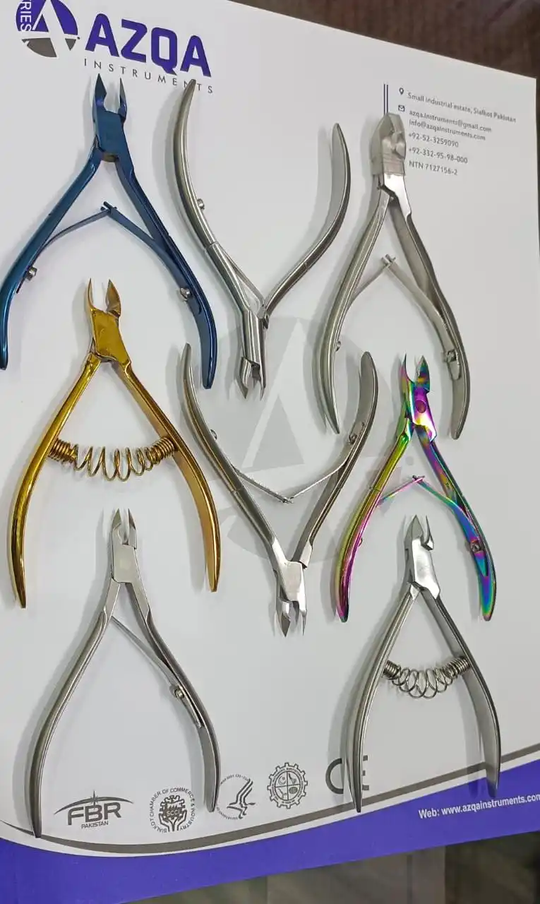 High Quality Stainless Steel Cuticle Nail Nippers Box Joint Double ...