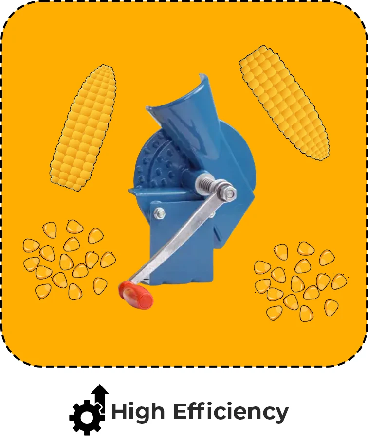Manual Corn Sheller - High Productivity for Farms & Home