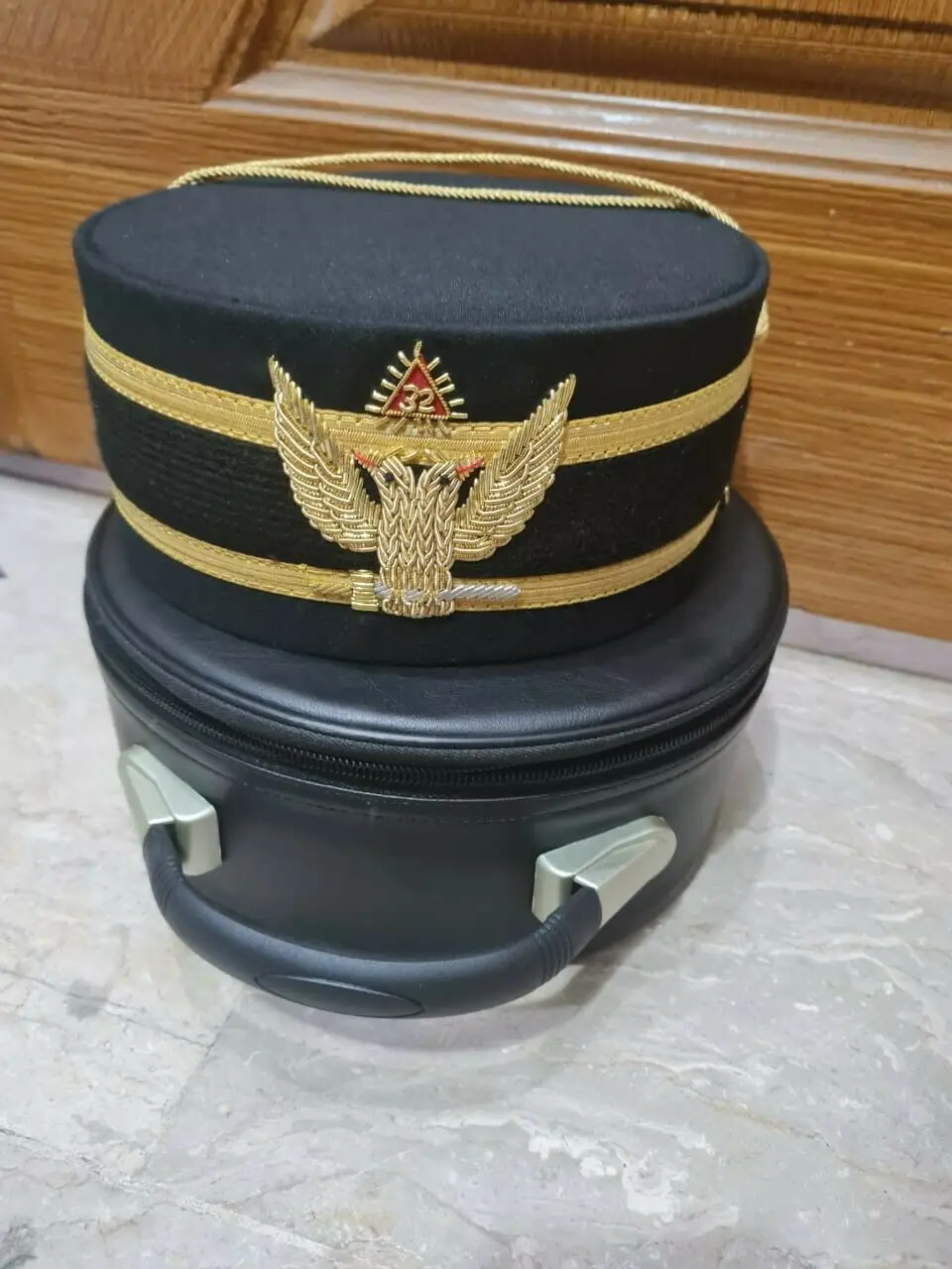 32nd Degree Scottish Rite Freemasons Masonic Cap Hat With Gold Cord ...