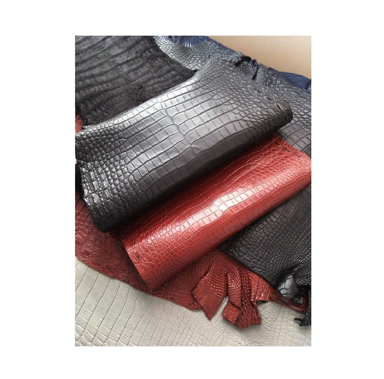 Cuero Genuino 100%-hecho En Vietnam Acabado Mate Cuero Curtido A Un ...