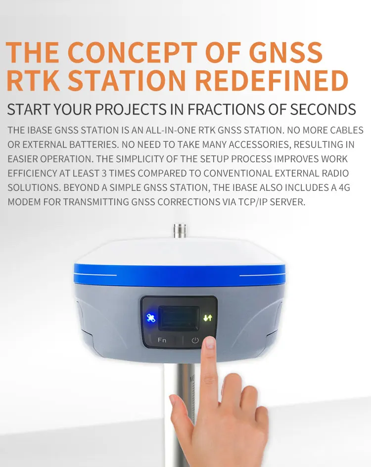CHC I73 Rover & Ibase GNSS Receiver - Precision Land Surveying