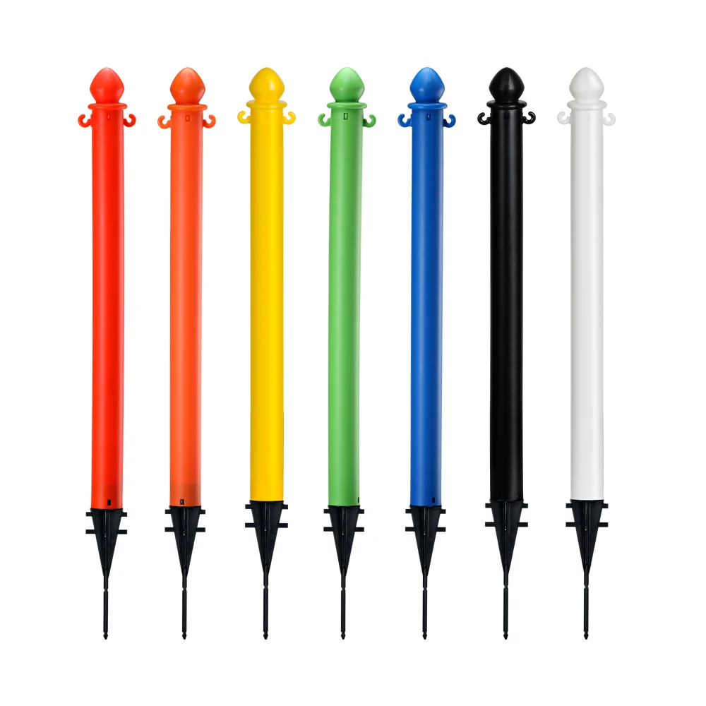 Pink Brand Plastic Ground Pole,Seven Colors,2.5-millimeters Diameter X ...