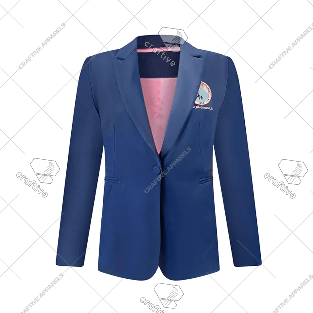 Shop Our High Quality Business Blazers with Stylish Emblems