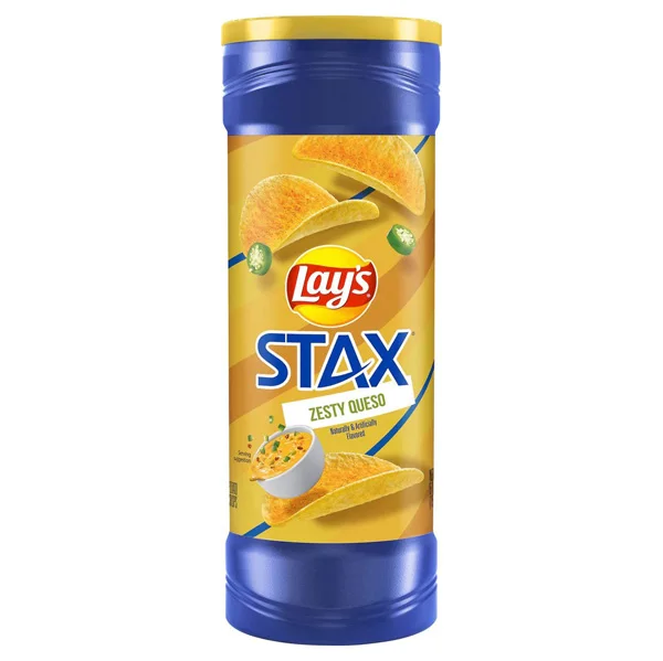 Lay's Stax Bbq Potato Chips Packed In Convenient,Luxurious Cans That ...