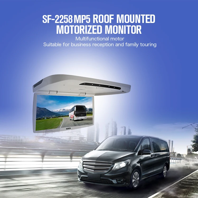 Top Quality 21.5 Inch Car Ceiling Monitor ISO Factory Flip Down Car ...