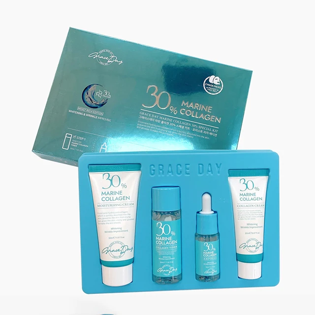 Marine Collagen Kit Korean Beauty Products Skin Body Care Foam Cleanser ...