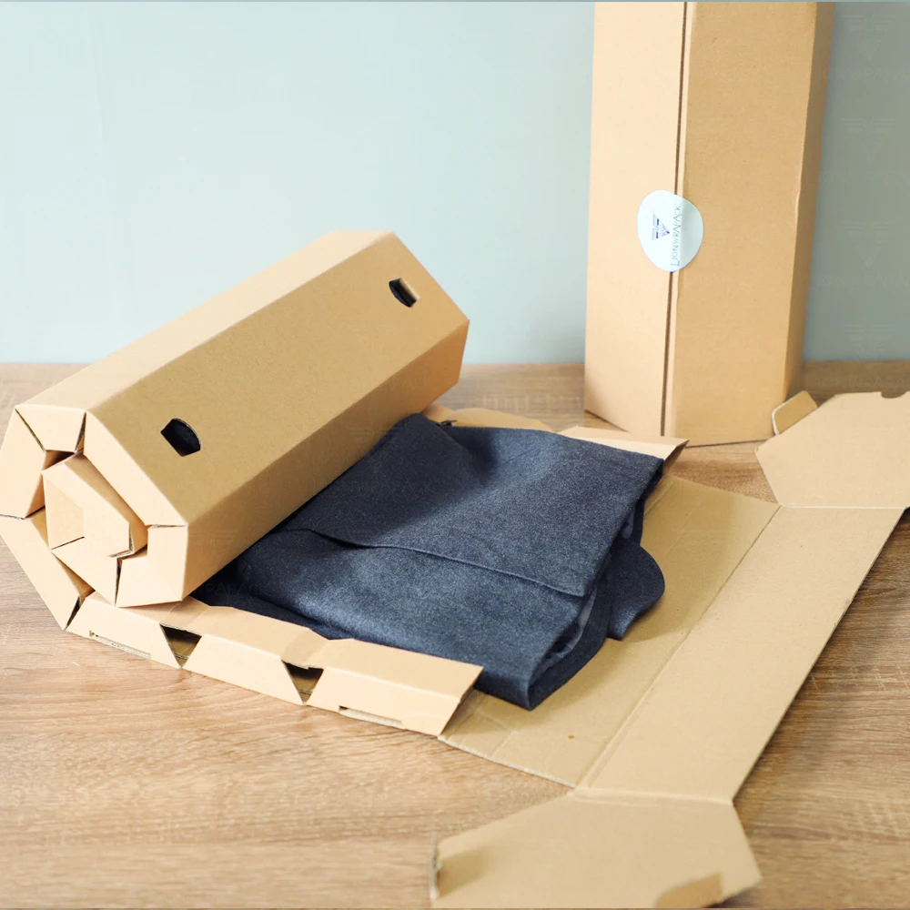 Customizable Portable Round Folding Box for Clothing