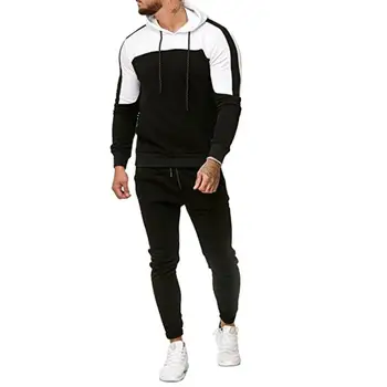 Black And White Color Tracksuits Combination Best Style High Quality ...