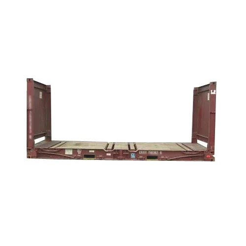 40ft 40GP Fixed Corner Post Flat Rack Container Steel and Corten Steel ...