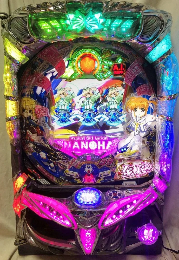 Cr Magical Girl Nanoha Anime Japan Pachinko Pinball Game Machine Used ...