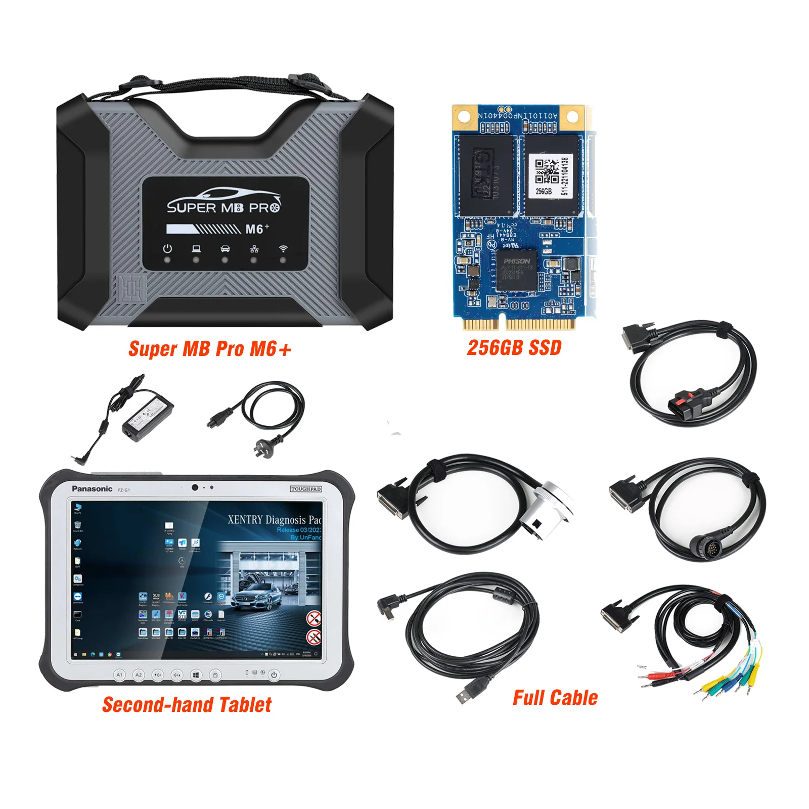 2023 Super Mb Pro M6+ Full Version Doip Mb Diagnostic Scanner With All ...