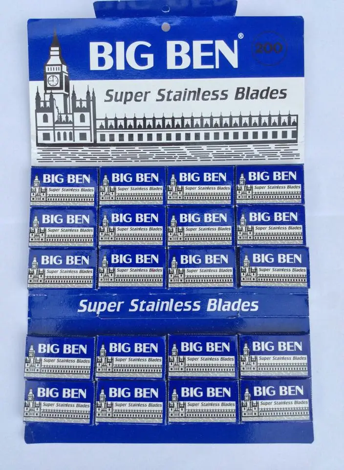 200 Blades Treet Original Carbon Black Beauty Double Edge Blade ...