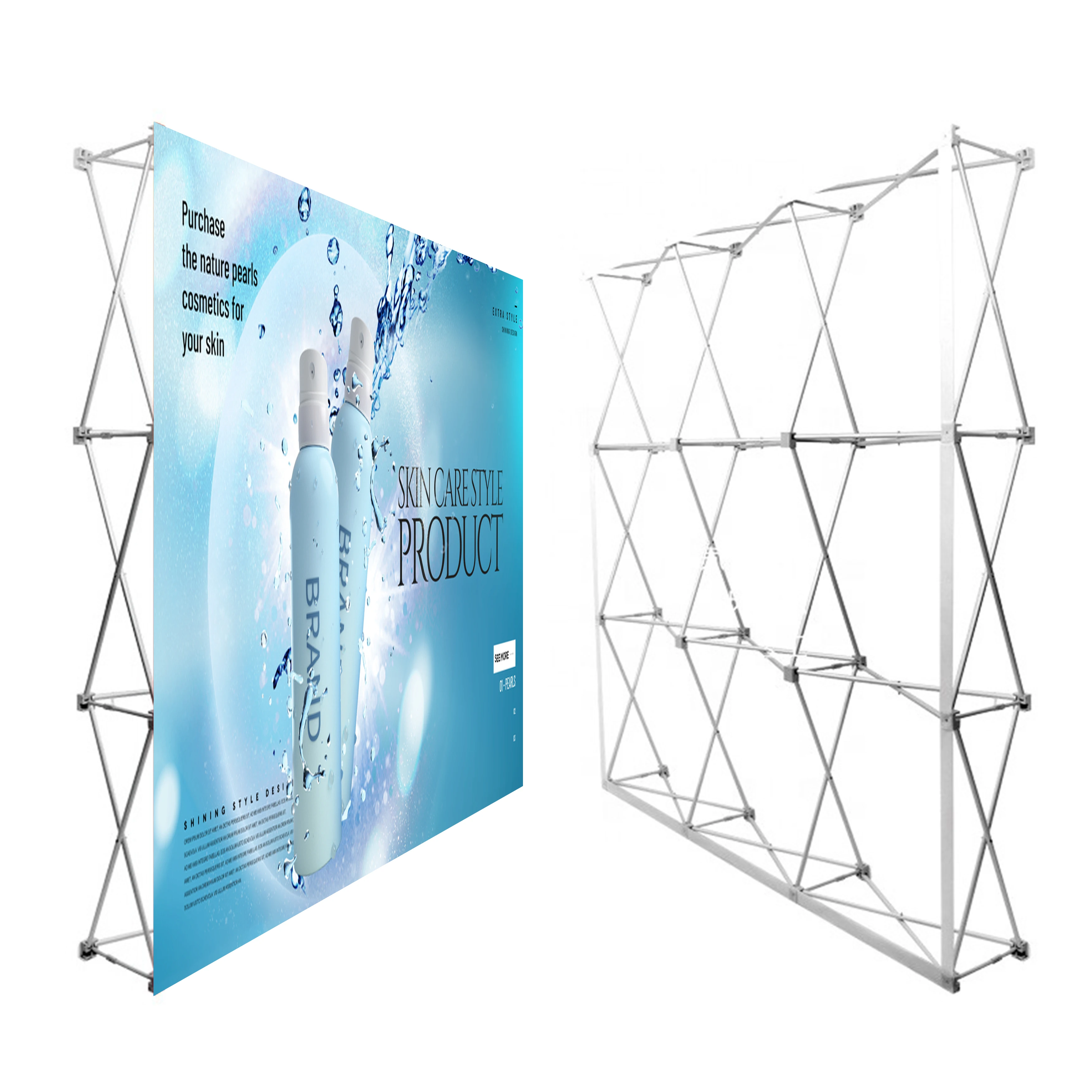 Customized Pop-Up Backdrop Wall Display for Trade Shows Exhibition ...