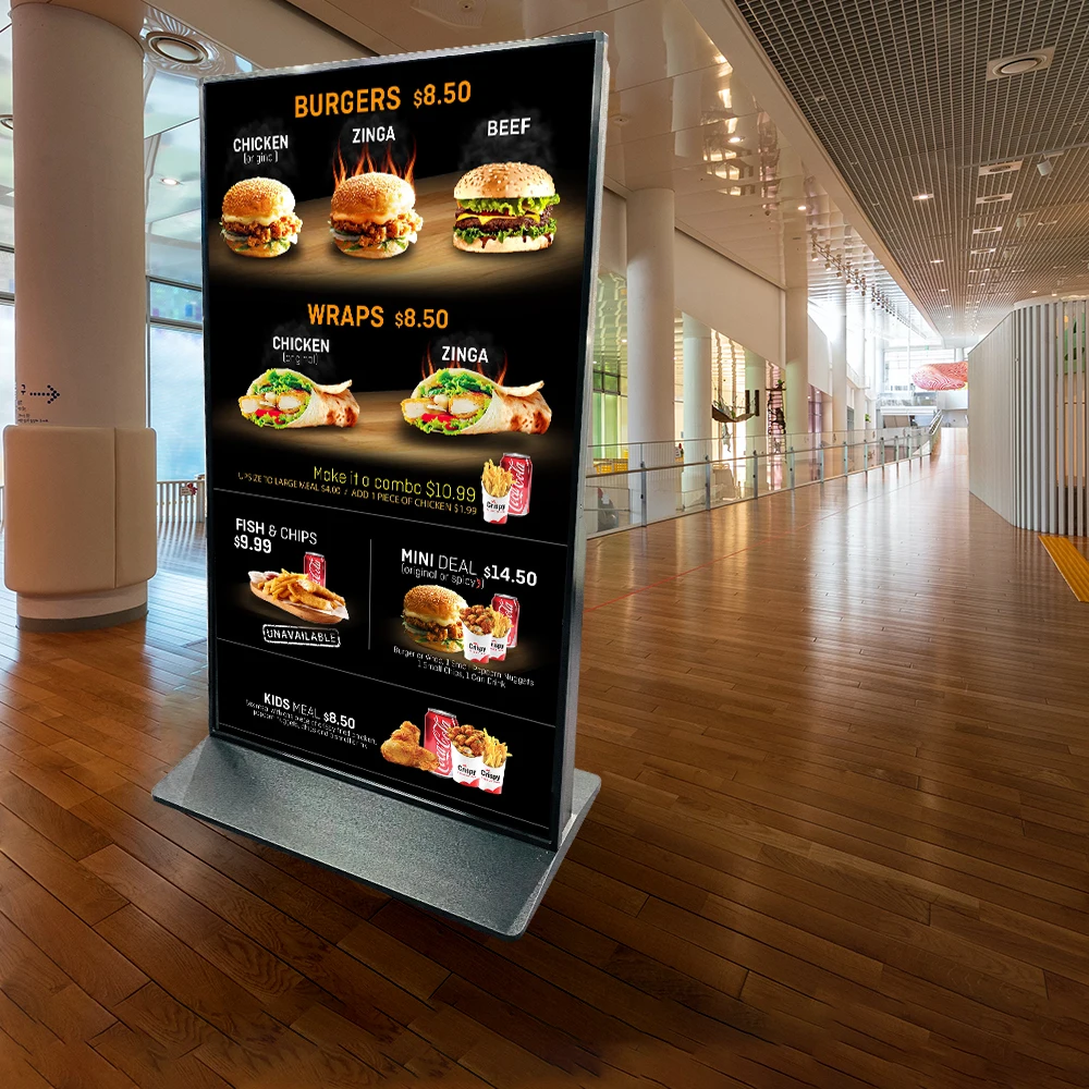 85 Inch Vertical Floor Stand 4k Display Ir Touch High Brightness Ultra ...