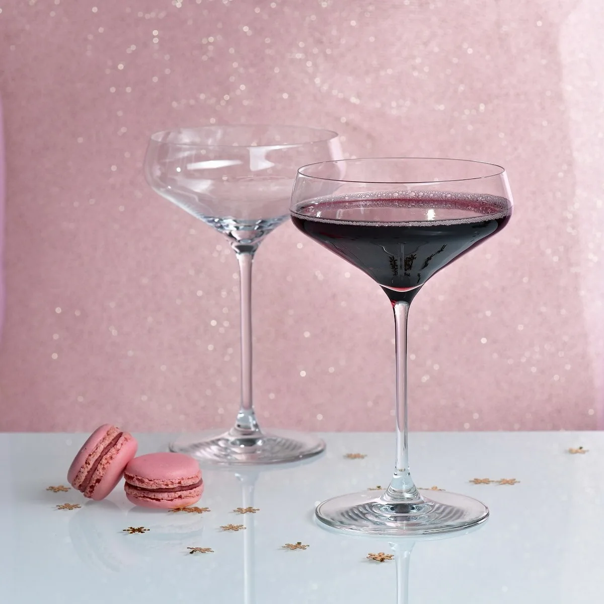 Stylish Cocktail Glass Set - 6 Pieces, 230ml Capacity