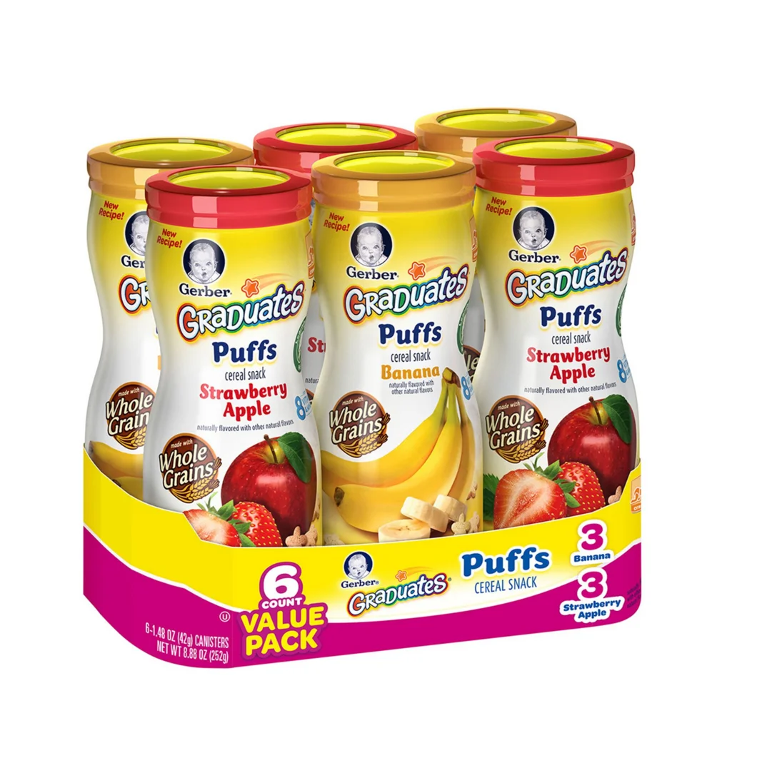 Gerber Graduates Puffs Cereal Snack Banana 42g - Buy Gerber Graduates ...