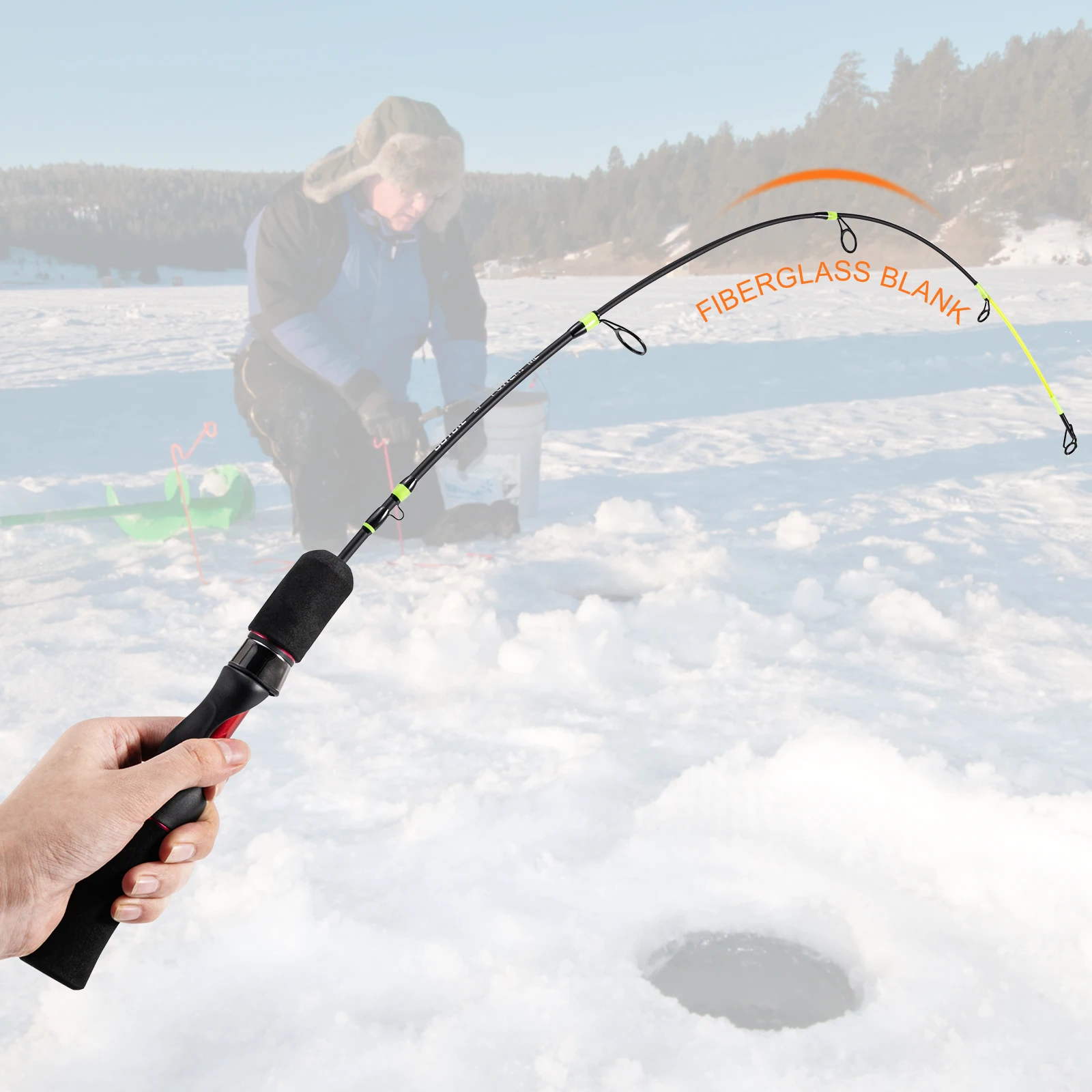 Winter Fishing Rod Fiberglass Ice Fishing Rod| Alibaba.com