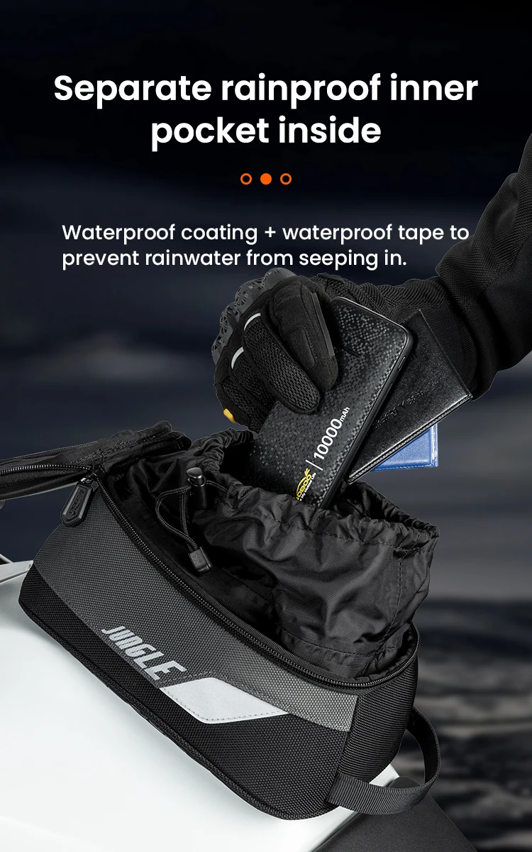 LOBOO Jungle Series Magnetic Tank Bag - Perfect for Motorcycle Rides