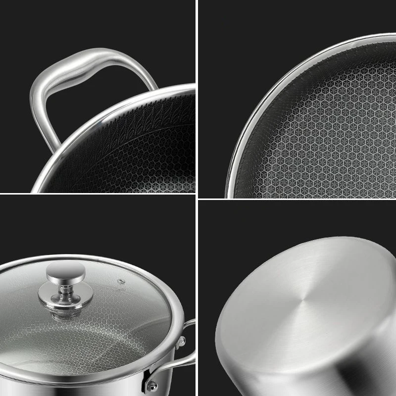 Meisite Wholesale Low Price Cooking Ware Set Kitchen Pot Set Stainless ...