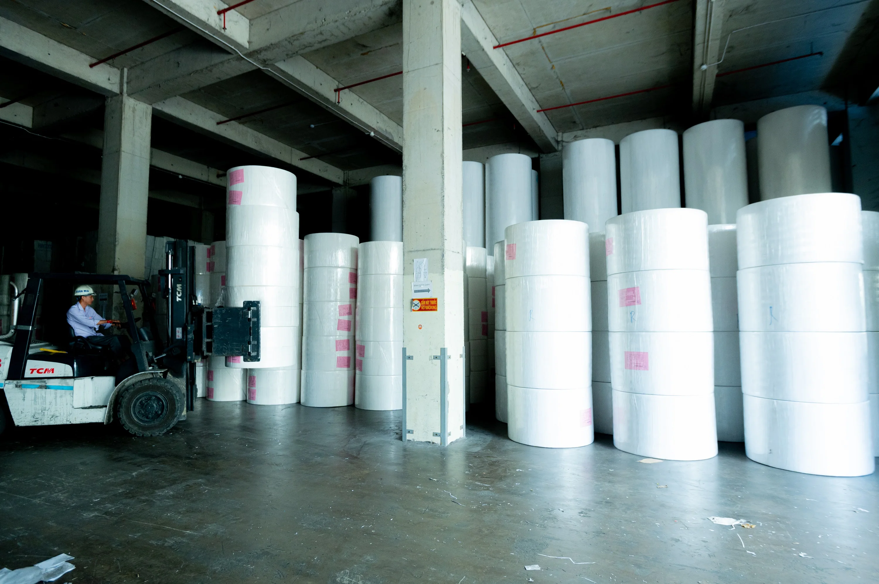 Roll Toilet Paper Recycled Pulp Material Type Design Core 2ply Dissolve ...