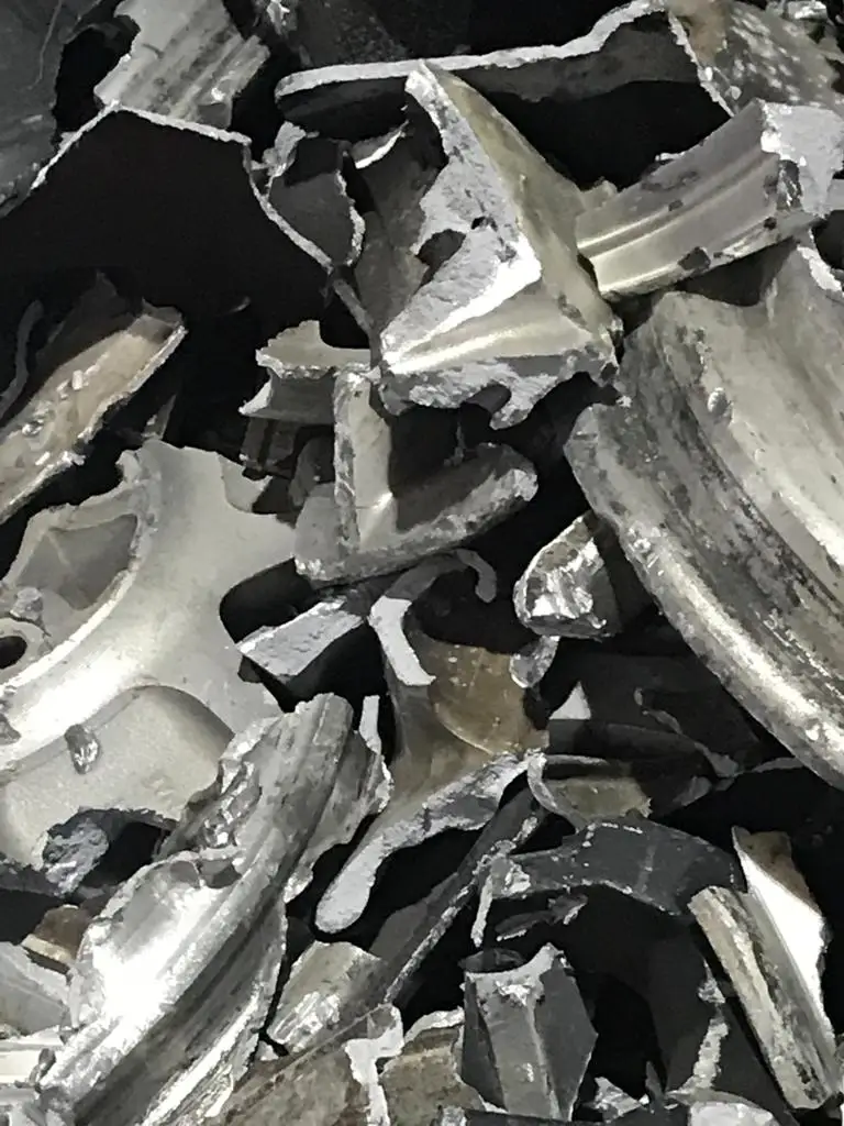 Shredded Aluminum Wheel Scrap 356 Rims - 99% Al Content