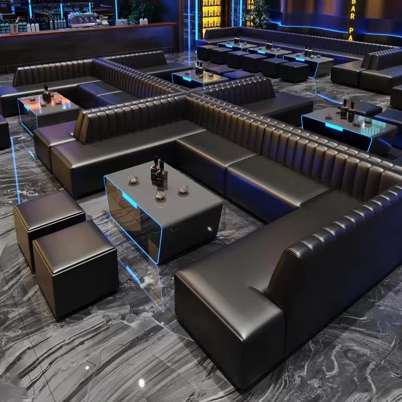 U-Shape L-Shape AV Room Private Bar KTV Sofa Nightclub Song Hall Party ...
