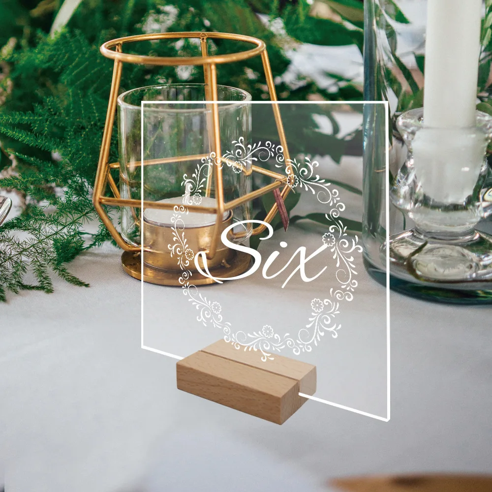 Blank Butterfly Shape Wedding Centerpieces Acrylic Table Numbers ...