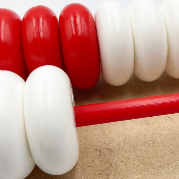 Student 20-Bead Sensory Rekenrek Wooden Abacus by PLOMA