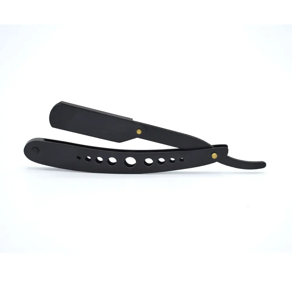 Barber Pole Slide Out Straight Edge Barber Exposed Razor & Key Chain ...