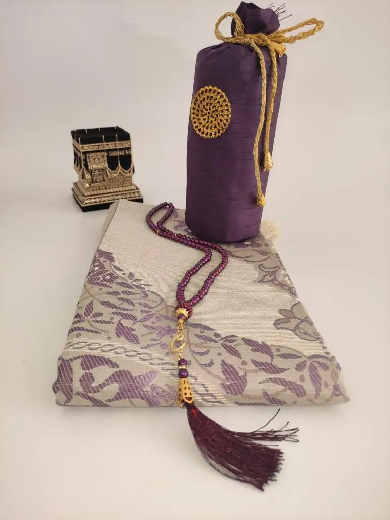 Muslim Gift Set Prayer Mat Tasbih Islamic Fabrix Gift Boag For Ramadan ...