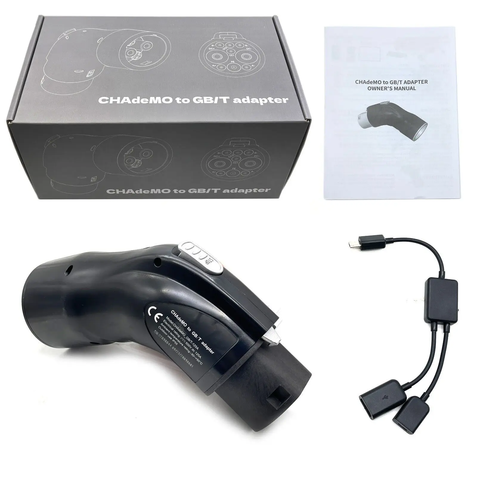 Japanese Jp Regulation Chademo To Gb/t Dc Adapter Charging Plug Dc 500v ...