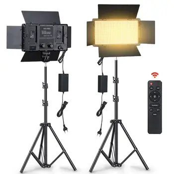Camera Video Light Led-600 Lamp Professional Audio And Video Lighting ...