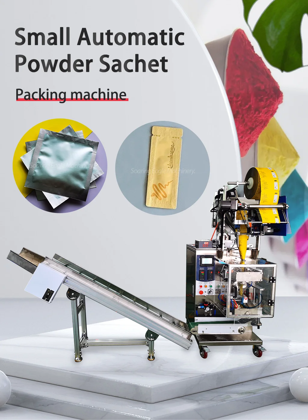 Alibaba.com: 1kg wheat flour paper bag packing machine with conveyor ...