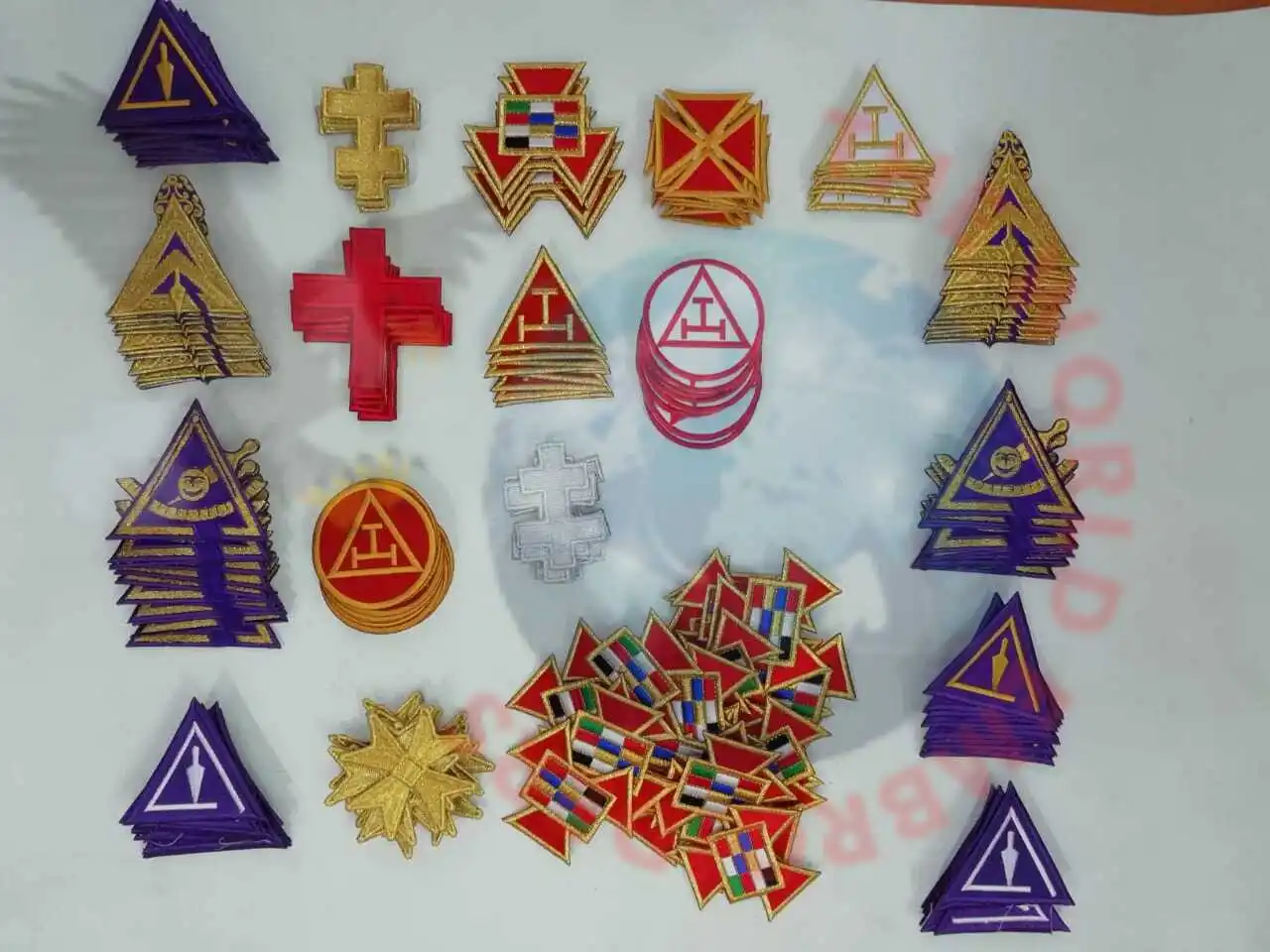 Genuine Quality Masonic Embroidery Patches Masonic Knight Templar Past ...