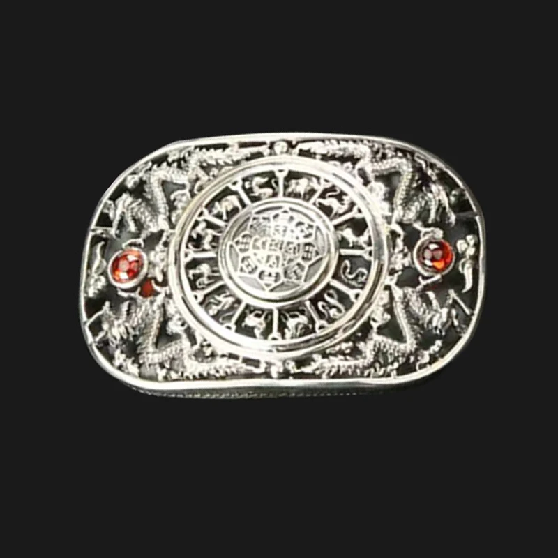 925 Real solid silver men's fashion handmade Buckle for Belt buckle ...