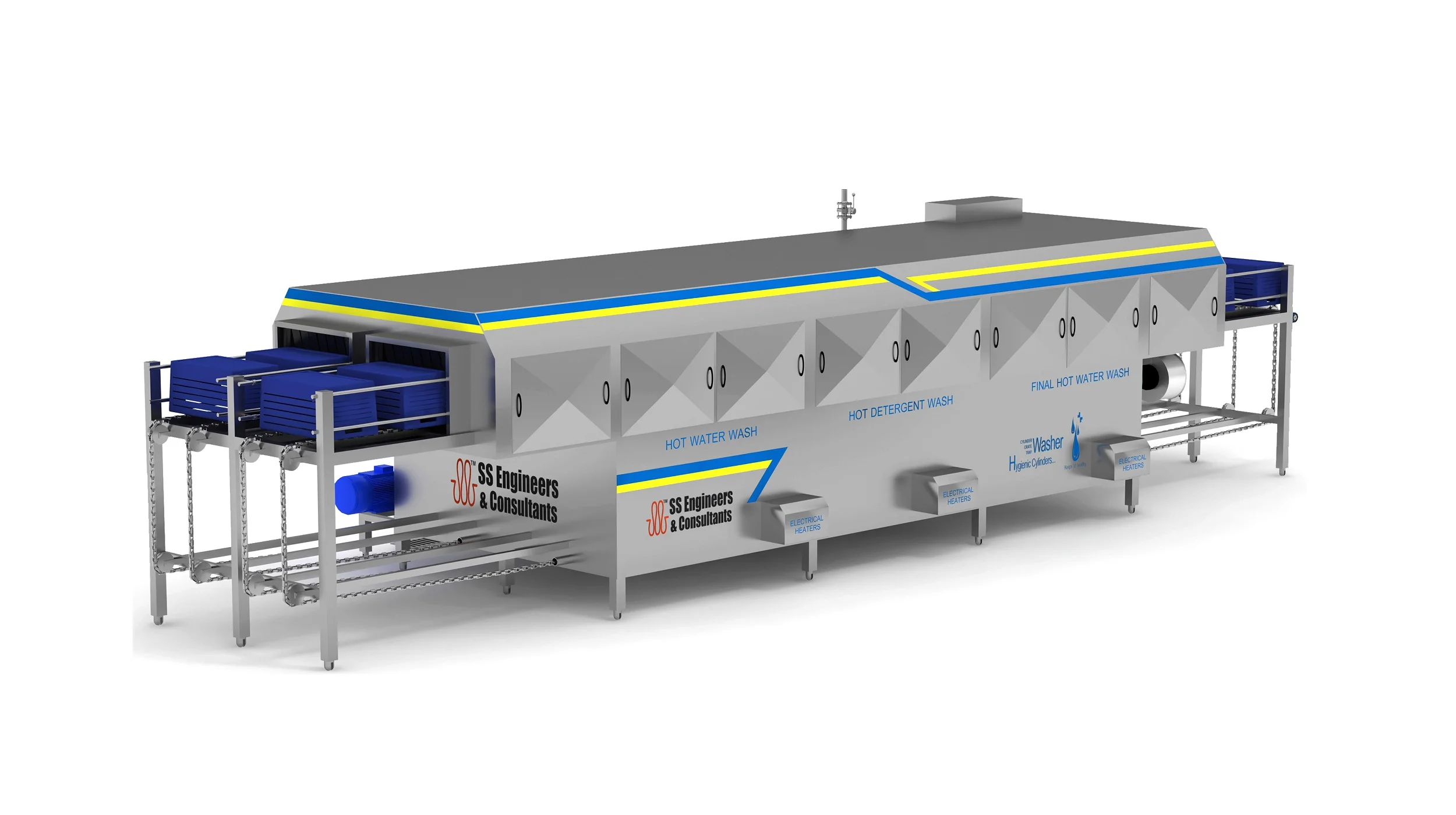 Crate Washing Machine Manufacturers in India - Industrial Quality