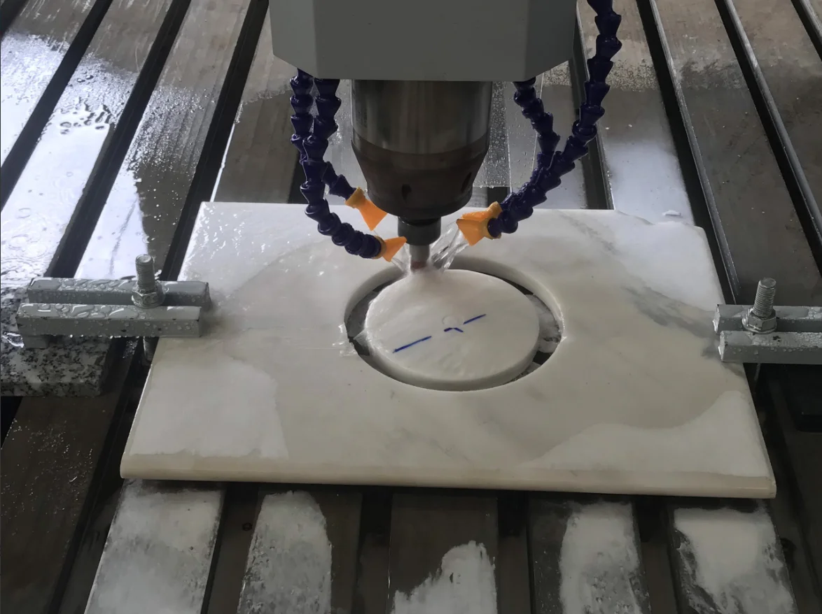 Stone Marble Granite Double Head Stone Engraving Machine CNC Router ...