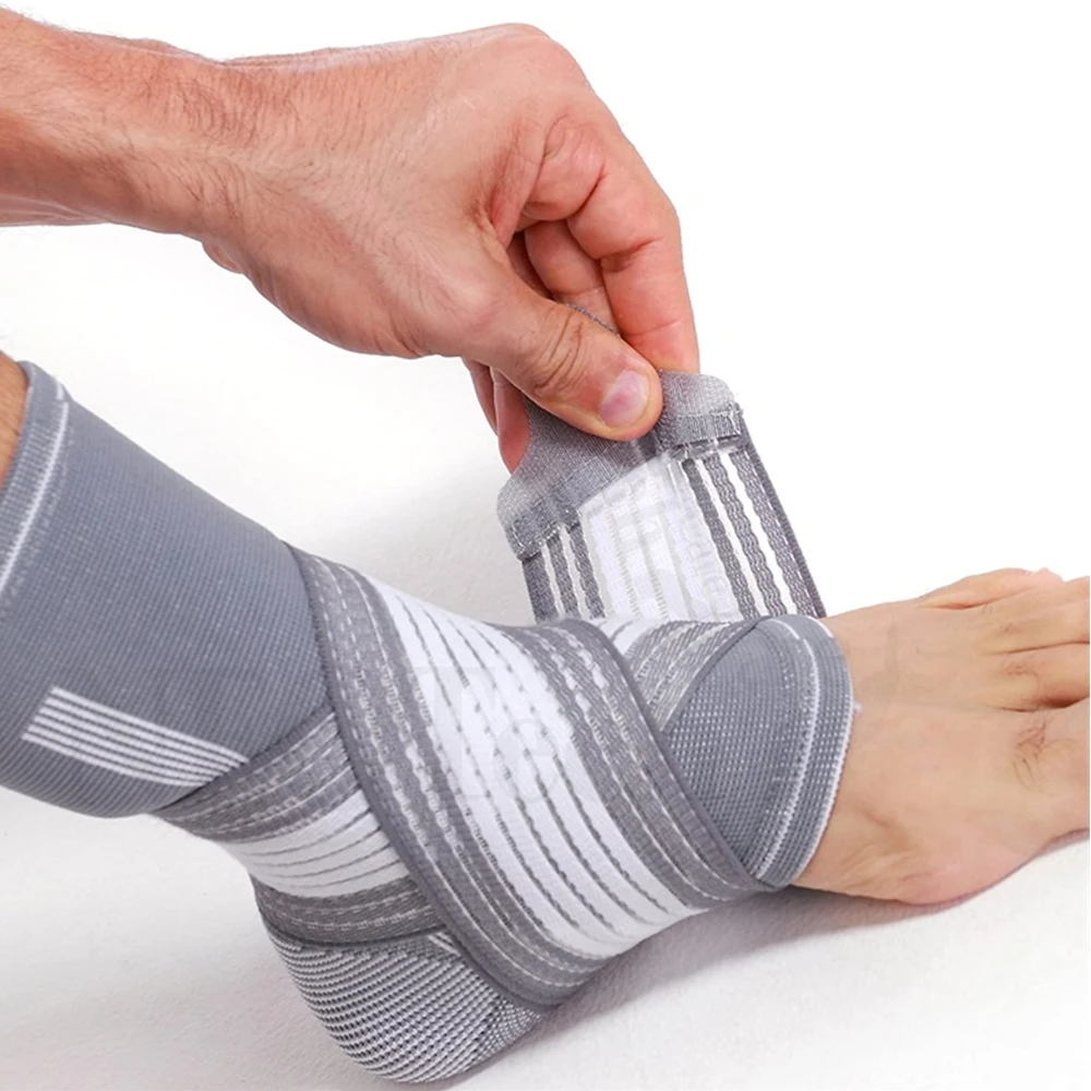 Professional Sports Elastic Ankle Support Bandage Guard Gym Protection ...