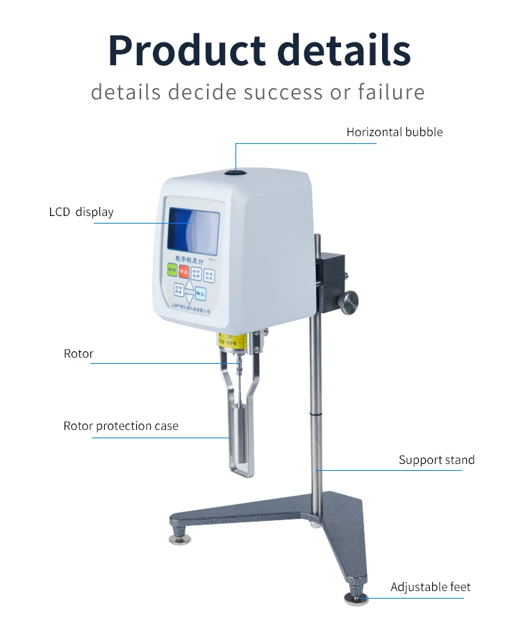 Yetuo Ndj-5s Digital Rotational Viscometer For Measuring Paint ...