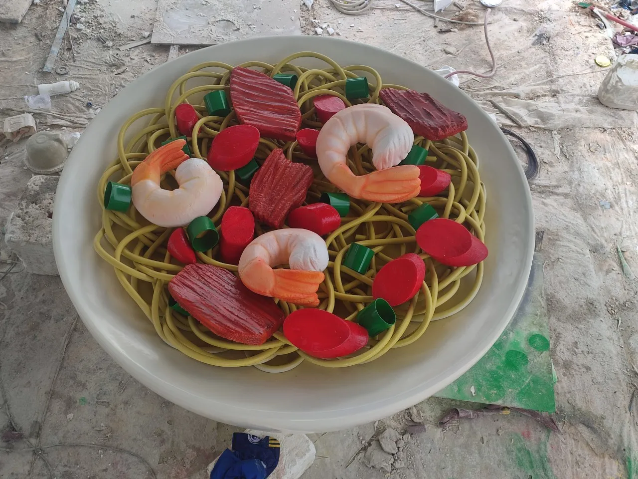 Noodle Bowl Asia Style With Topping 3d Model Decoration Shopping Center ...