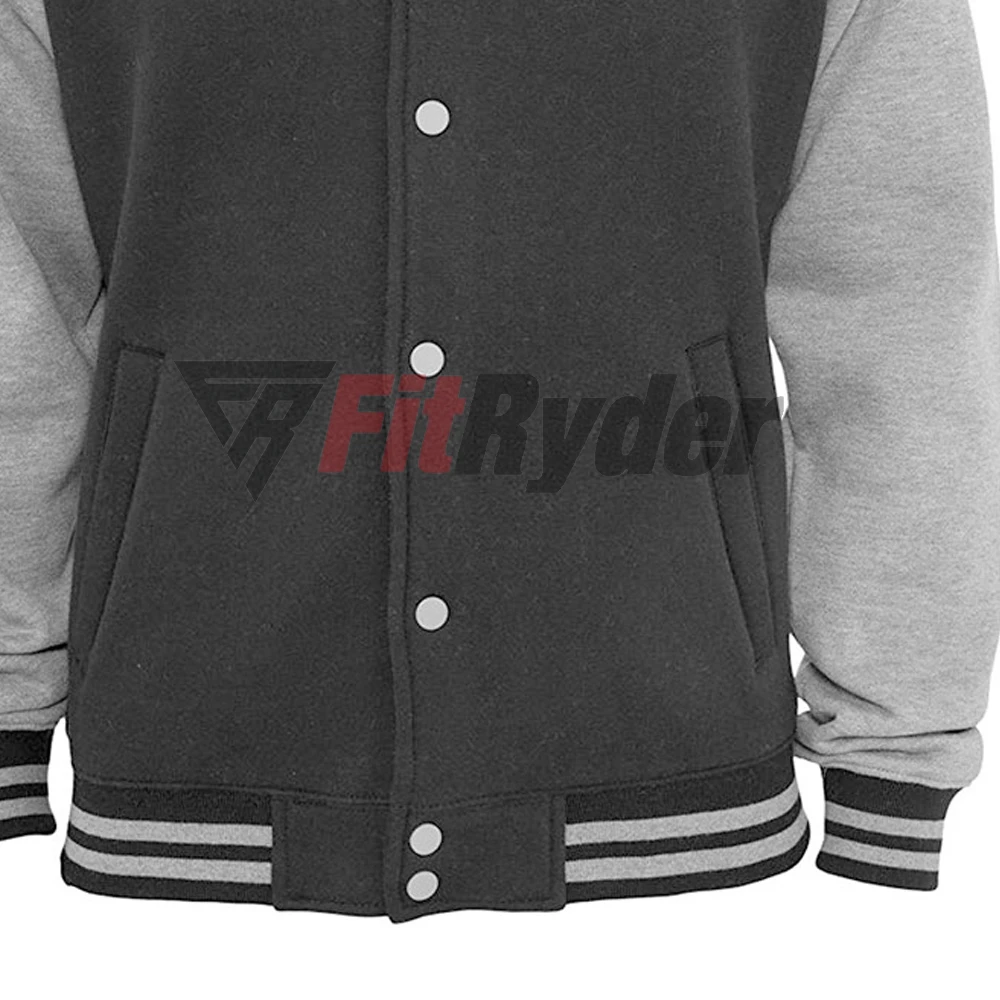 Men's Best Design New Varsity Jackets Solid Color Winter Coat with ...
