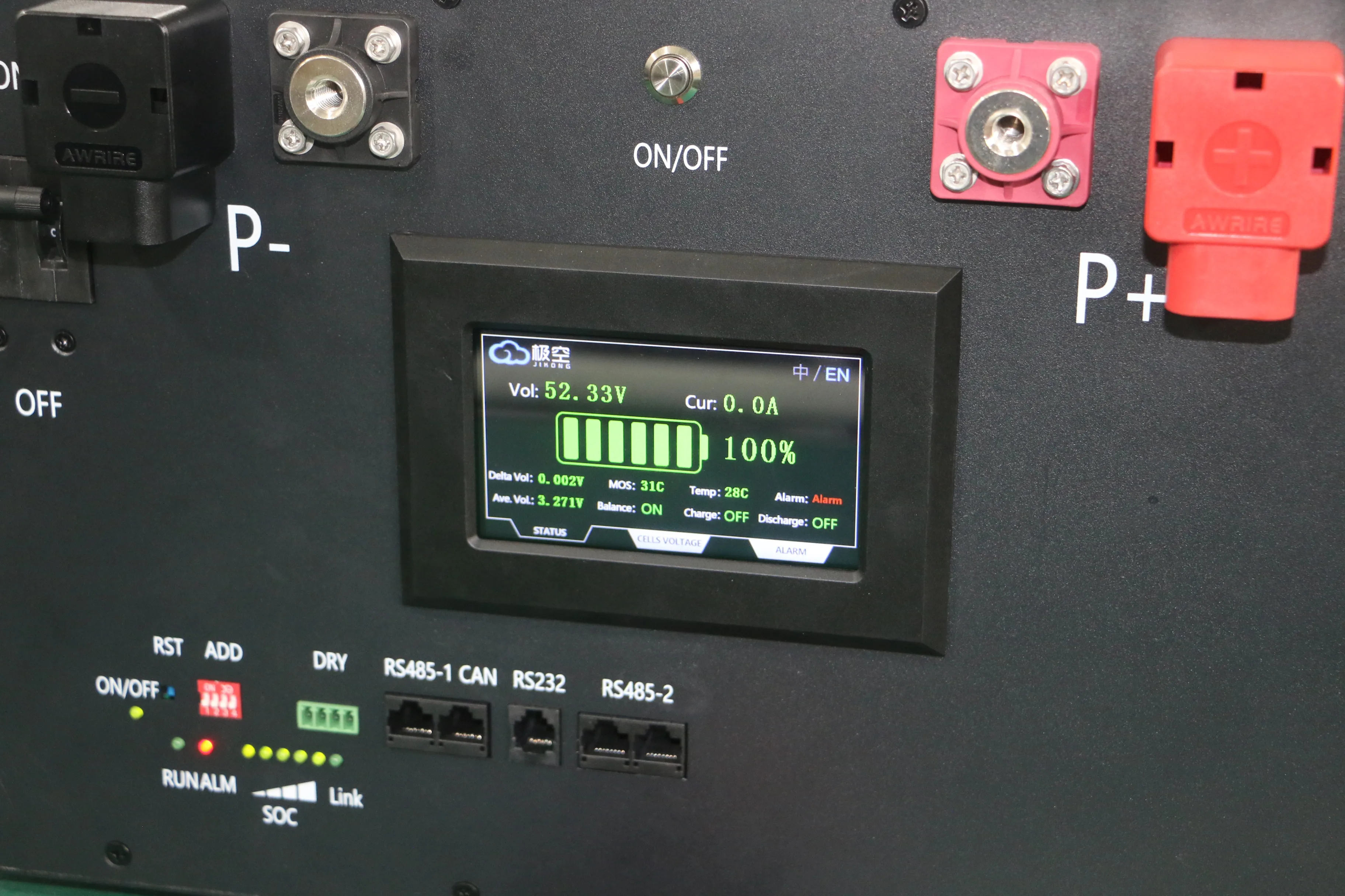 YIXIANG 48V 200A BMS LifePo4 Metal Battery Case - 280Ah/302Ah for Solar ...