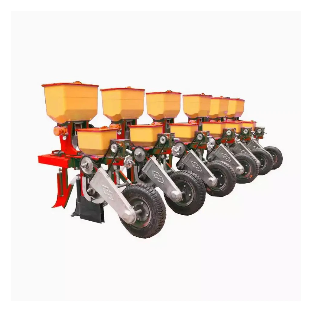 Corn Pneumatic Planter Tractor 4 Rows Corn Planter With Fertilizer ...